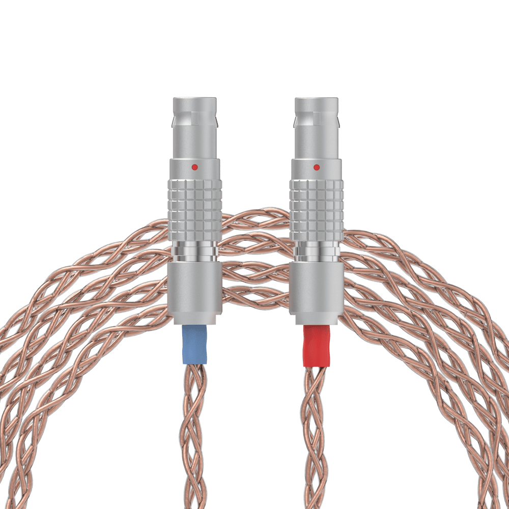 Post-Split PCUHD Cable with 2-Pin Lemo Plugs – Dekoni Audio